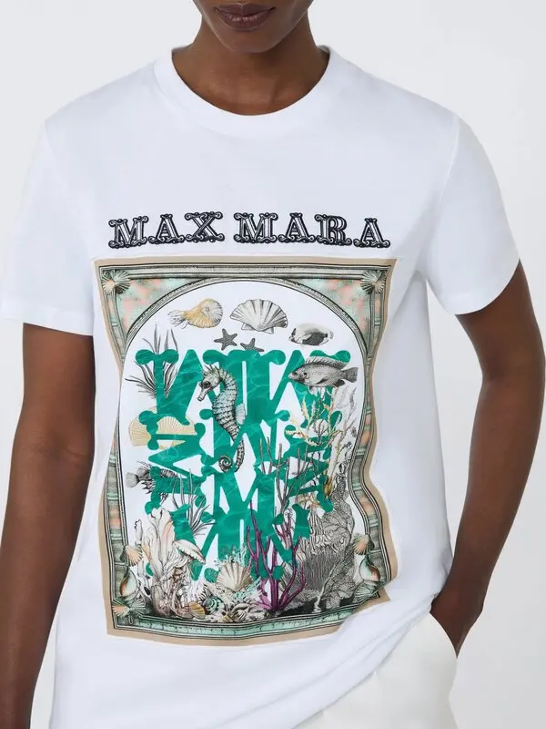 Max Mara Graphic Print T-shirt - Multicolor