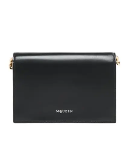 Alexander McQueen Skull Embellished Chain Clutch Bag