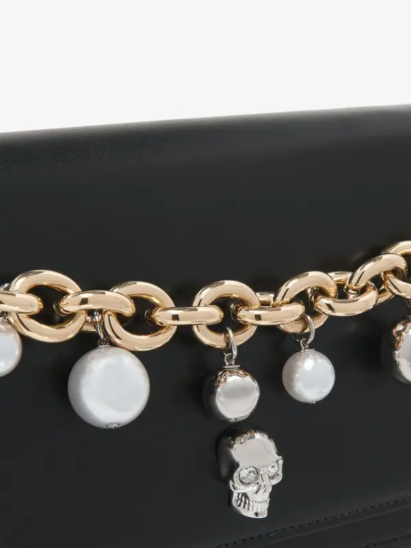 Alexander McQueen Skull Embellished Chain Clutch Bag