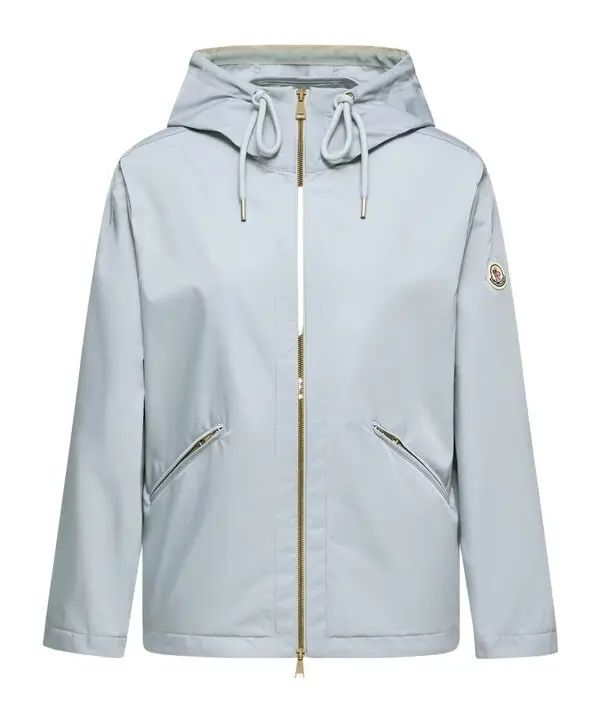 Moncler Cassiopeia Micro-twill Zip-up Hooded Jacket - No