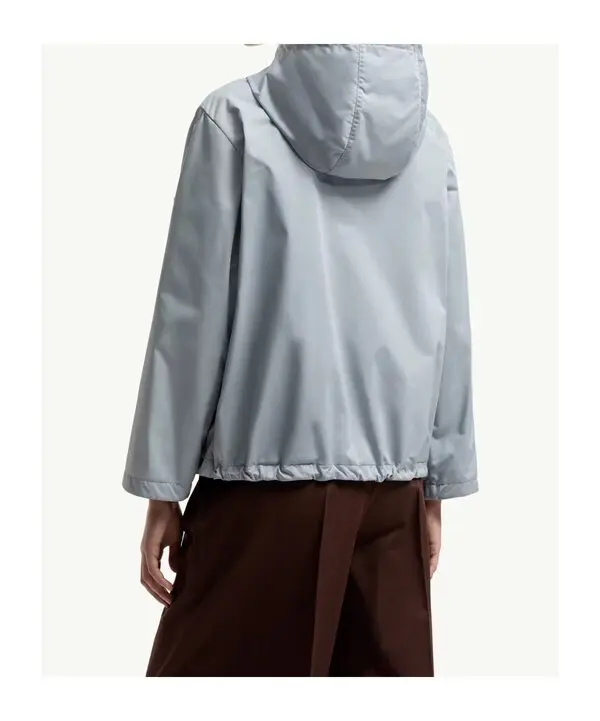 Moncler Cassiopeia Micro-twill Zip-up Hooded Jacket - No
