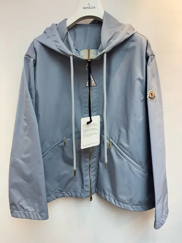 Moncler Cassiopeia Micro-twill Zip-up Hooded Jacket - No