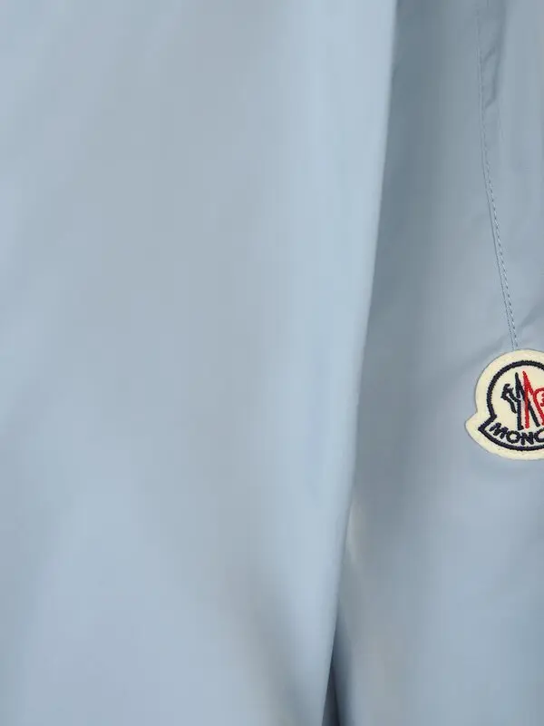 Moncler Cassiopeia Micro-twill Zip-up Hooded Jacket - No