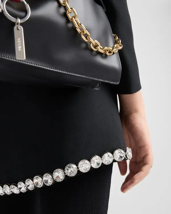 Prada Embellished Mini Skirt