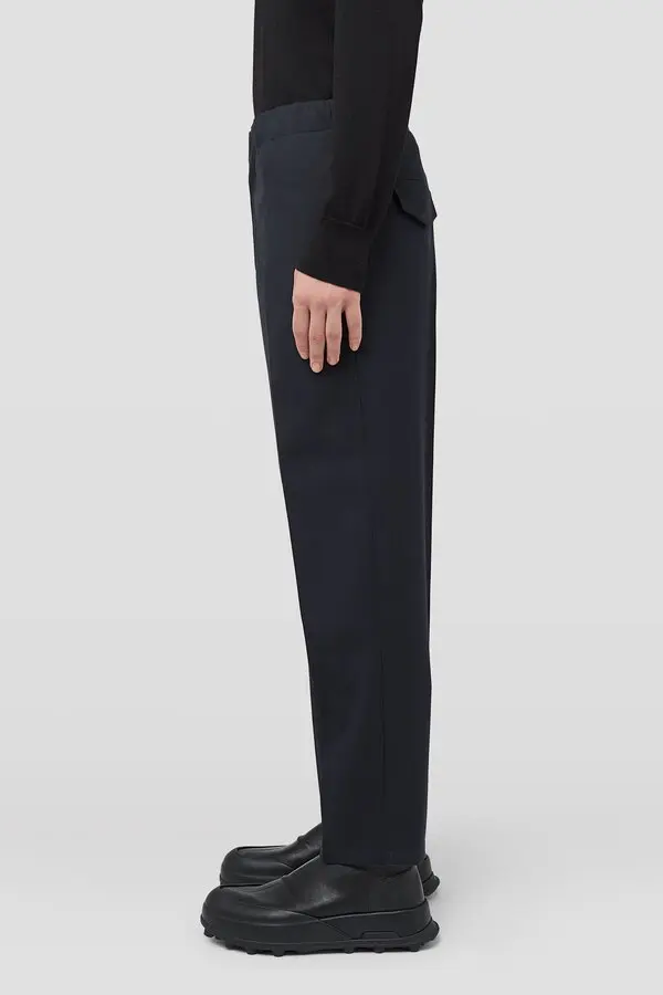 JIL SANDER Elastic Waist Tapered Leg Trousers
