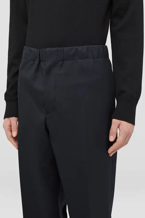 JIL SANDER Elastic Waist Tapered Leg Trousers