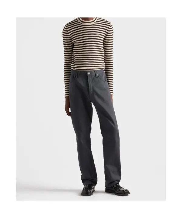 Prada Regular Raw Denim Jeans