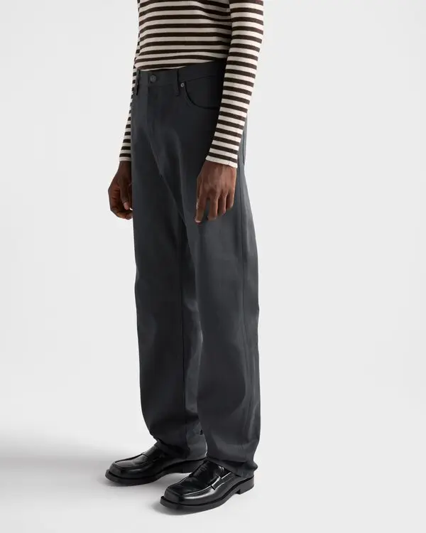 Prada Regular Raw Denim Jeans