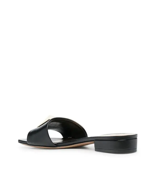 Valentino Garavani Logo Studded Flat Slides
