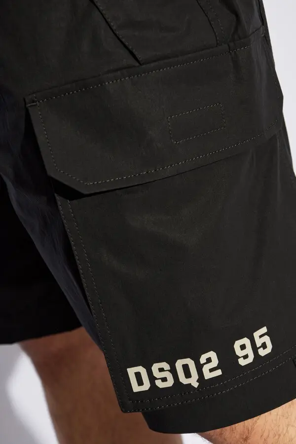 Dsquared2 Logo Printed Cargo Shorts