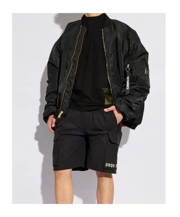 Dsquared2 Logo Printed Cargo Shorts