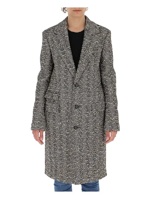 Bottega Veneta Single Breasted Buttoned Coat