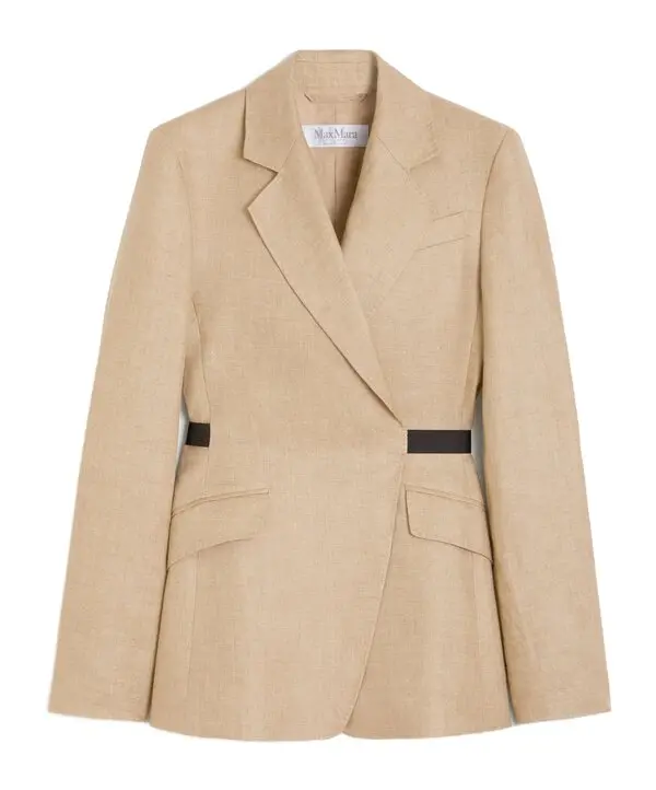 Max Mara Fionda Tailored Blazer - Camel