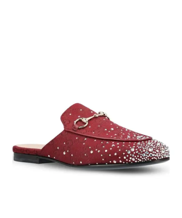 Gucci Princetown Embellished Horsebit Slipper