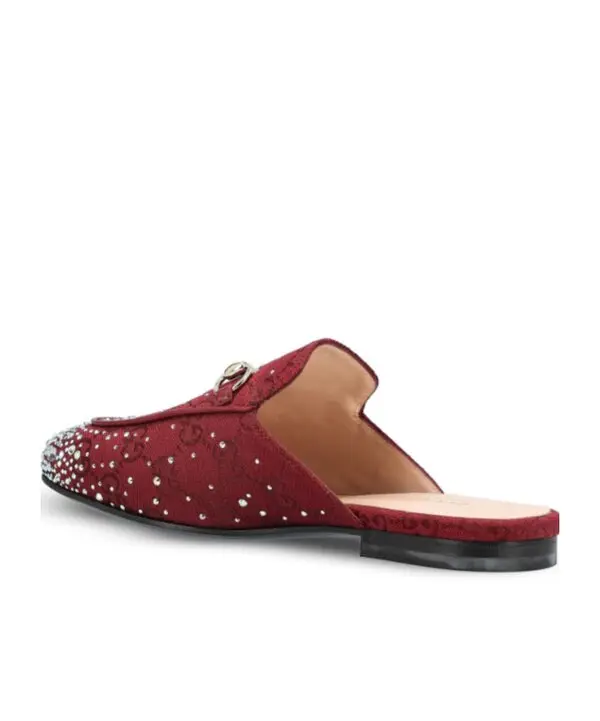 Gucci Princetown Embellished Horsebit Slipper