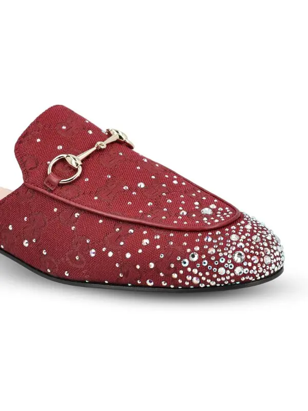 Gucci Princetown Embellished Horsebit Slipper