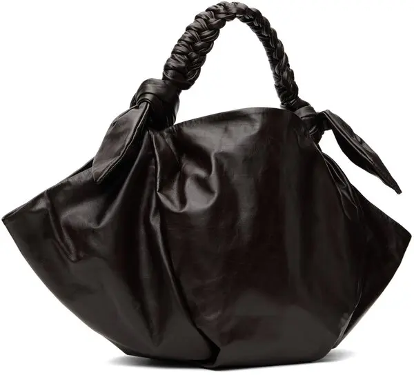 Bottega Veneta Foulard Ruffled Handbag - Brown