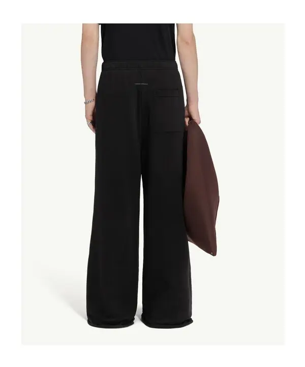 MAISON MARGIELA Wide Leg Jersey Trousers