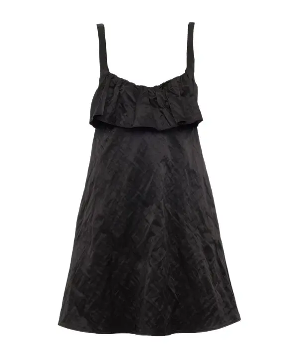Chloé Scoop Neck Sleeveless Mini Dress - Black