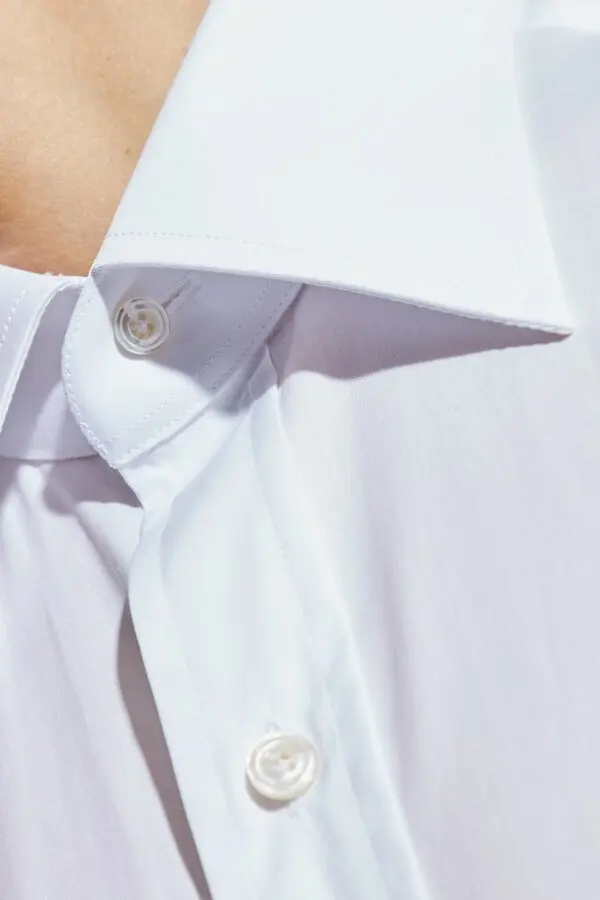 TOM FORD Poplin Slim Fit Shirt - White