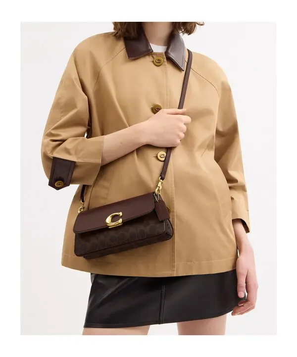 COACH Signature Shoulder Bag - B4/maple Maple