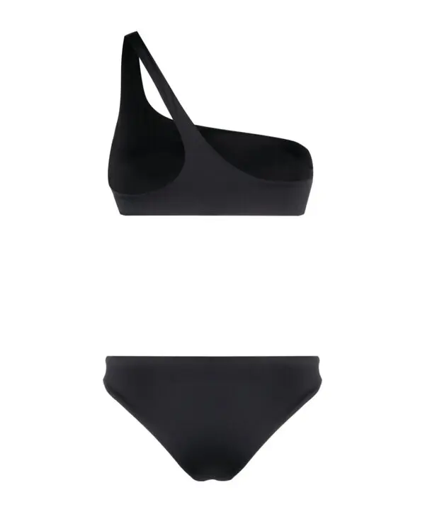 Off-White Logo Embroidered One-shoulder Bikini