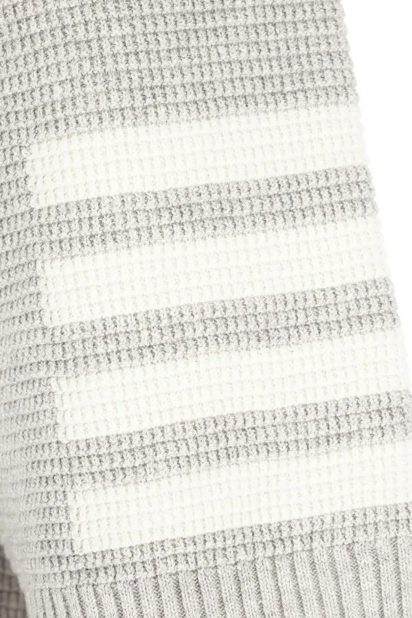 Thom Browne 4-bar Knitted Polo Shirt