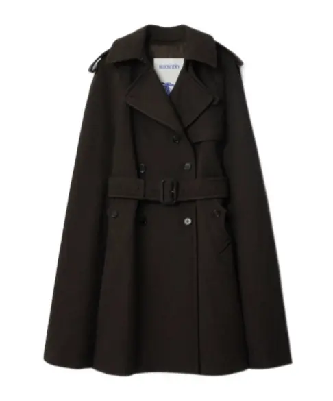 Burberry Double-breasted Belted Trench Cape