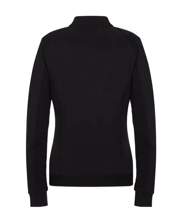 EA7 Logo Stand Collar Zip-up Coat