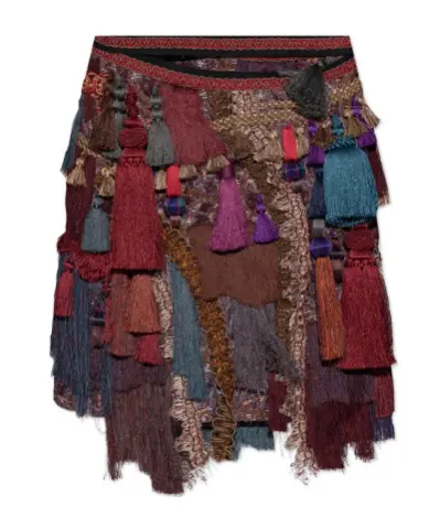 Dries Van Noten Fringe Skirt