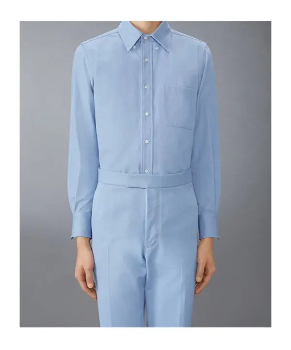 Thom Browne Collared Long-sleeve Shirt