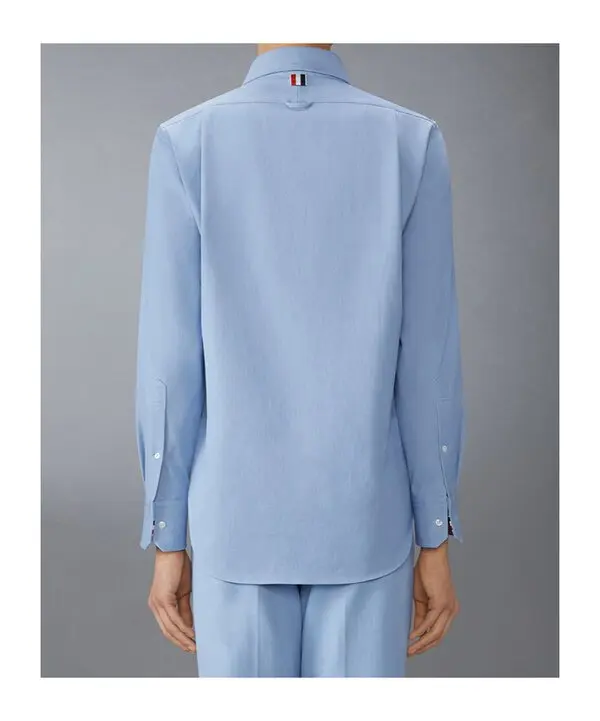 Thom Browne Collared Long-sleeve Shirt