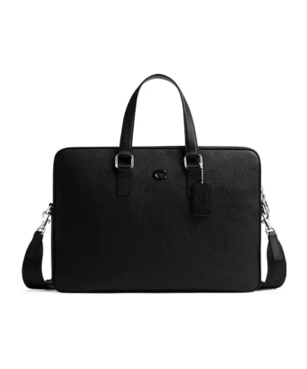 COACH Caden Leather Briefcase With Top Handle