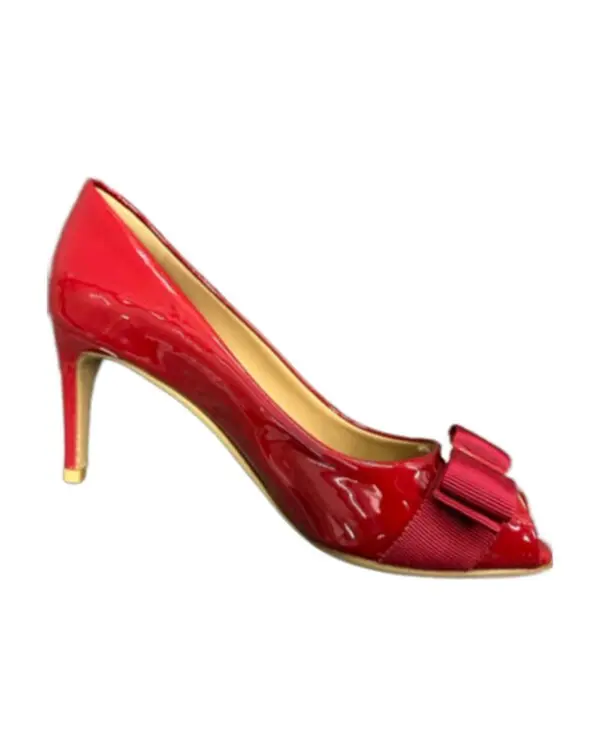 FERRAGAMO High Heel Pumps With Bow Detail