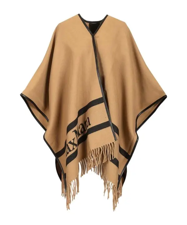 Max Mara Fringe Stripes Scarf - Brown