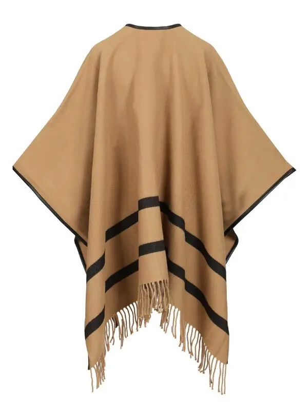 Max Mara Fringe Stripes Scarf