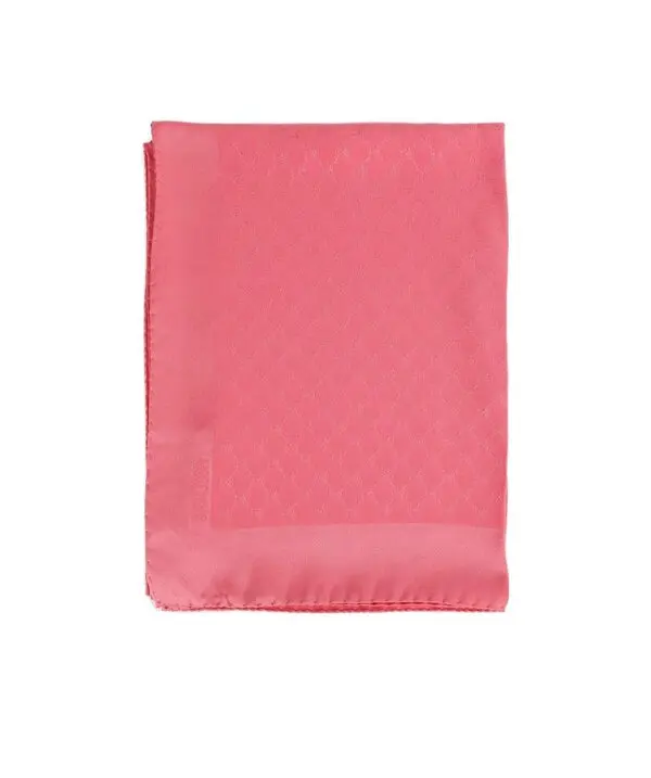 Moschino Motif-print Silk Scarf - Pink