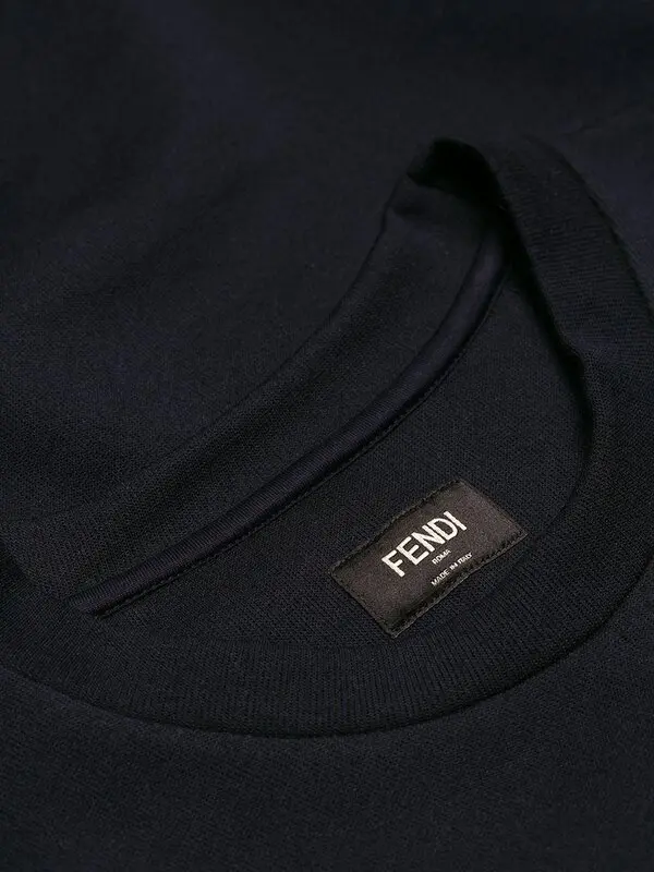 Fendi Ff Printed Hoodie