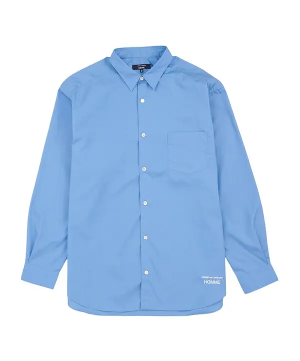Comme Des Garçons Long Sleeve Shirt - Blue