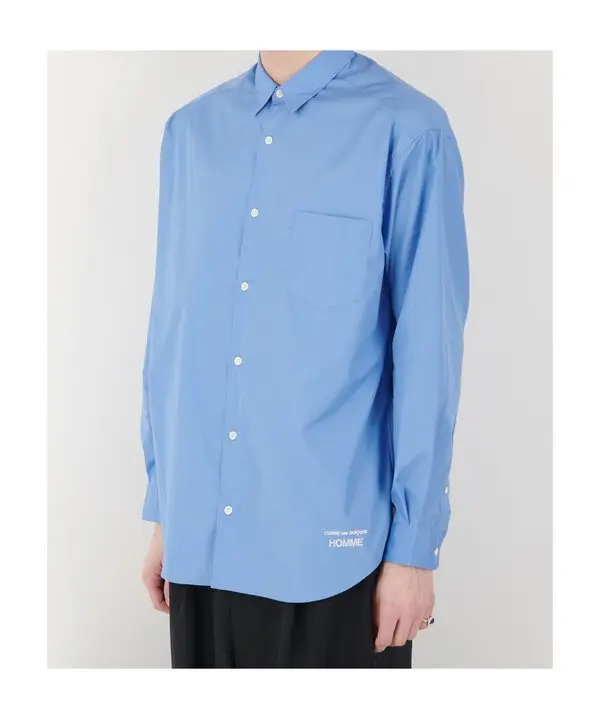 Comme Des Garçons Long Sleeve Shirt - Blue