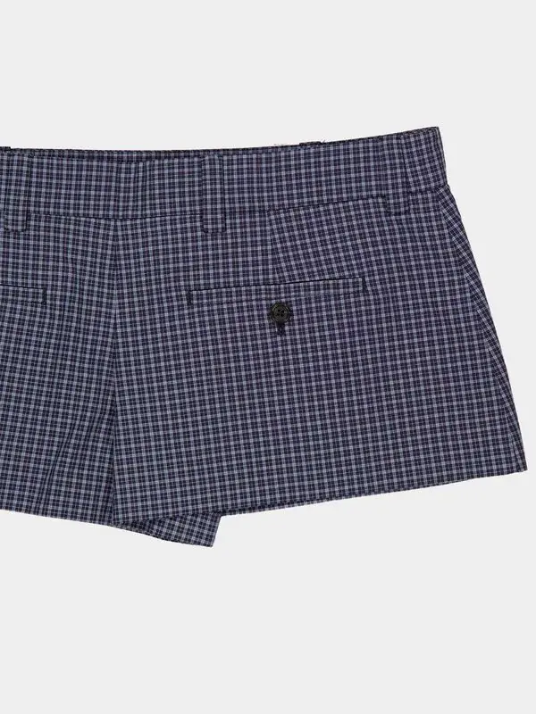 Miu Miu Check Pattern Skorts