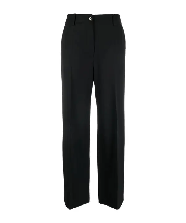 PATOU High Waisted Straight-leg Pants - Black