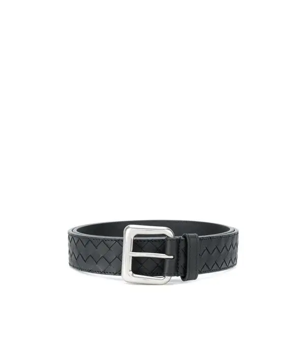 Bottega Veneta Intecciato Waist Belt - Black