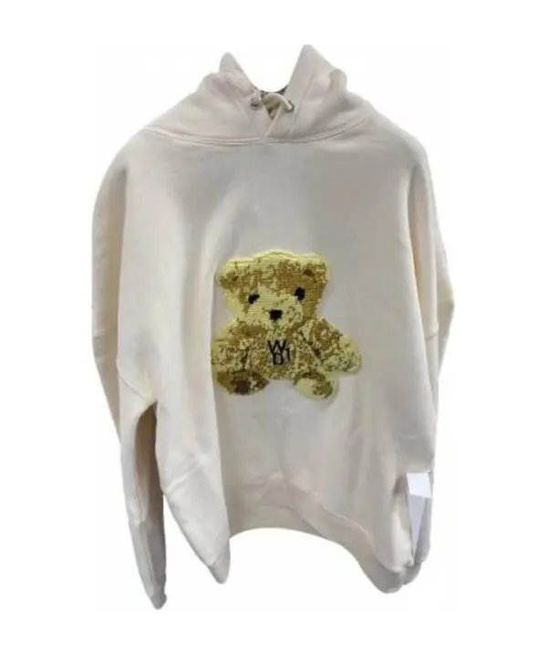 We11Done Hooded Sweater With Graphic Detail