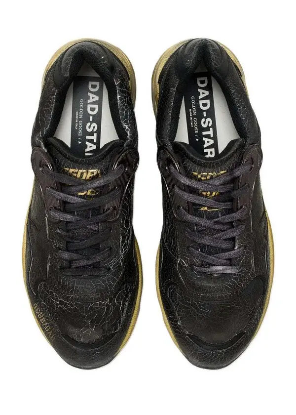 GOLDEN GOOSE Dad Star Lace-up Sneakers - Black
