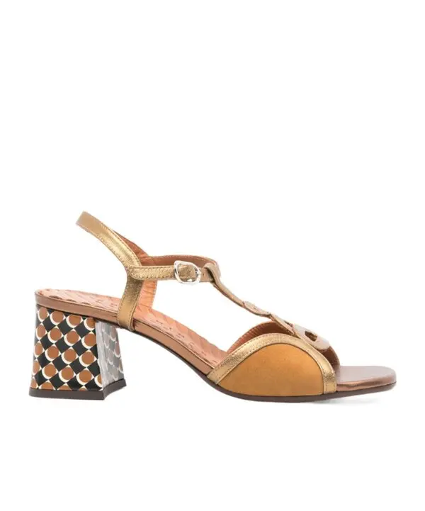 Chie Mihara Letouche Sandals With Chunky Heel - Brown