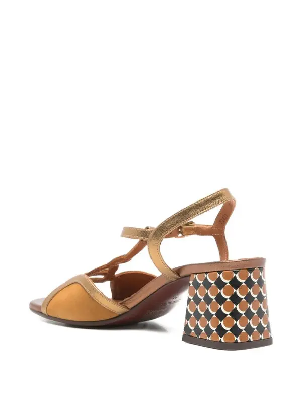 Chie Mihara Letouche Sandals With Chunky Heel - Brown