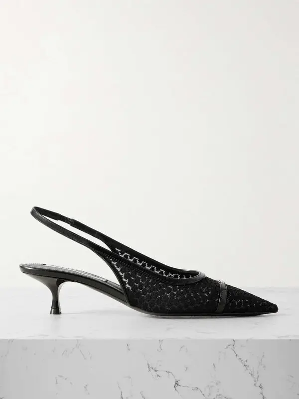 Victoria Beckham Pointed-toe Slingback Sandals
