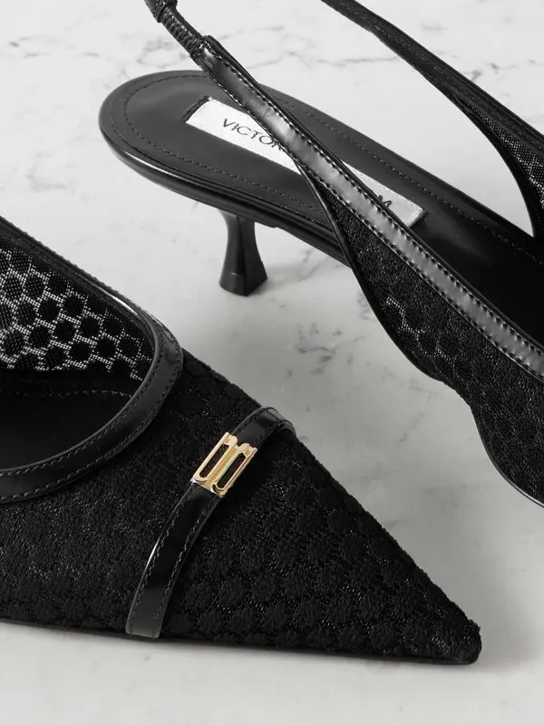 Victoria Beckham Pointed-toe Slingback Sandals