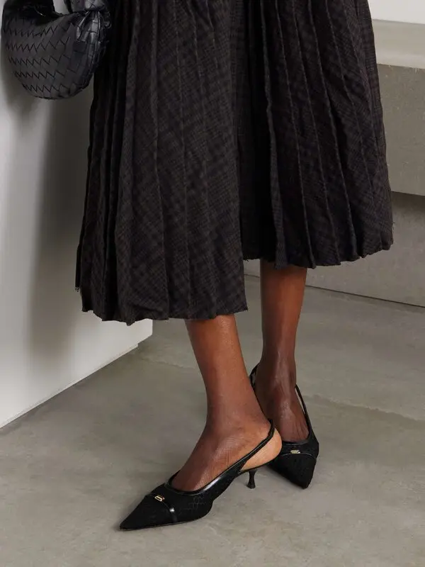 Victoria Beckham Pointed-toe Slingback Sandals